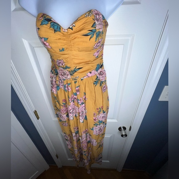 Band Of Gypsies Pants And Jumpsuits Band Of Gypsies Small Yellow Pink